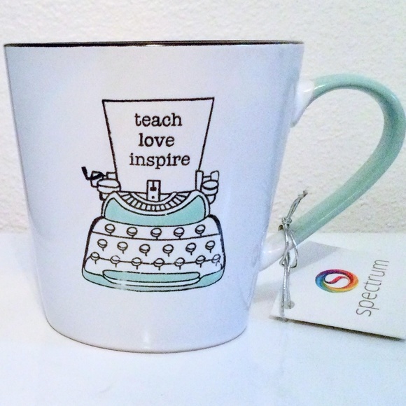 Spectrum Designz | Dining | Nwt Spectrum Teach Love Inspire With ...